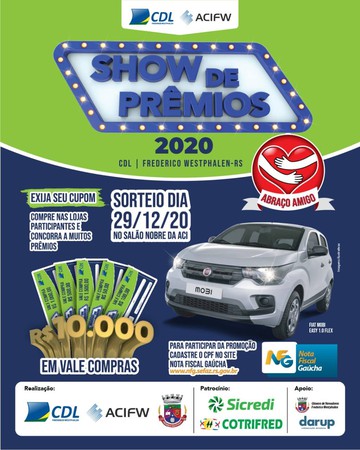 Últimos dias para garantir cupons e participação na Campanha Show de ...